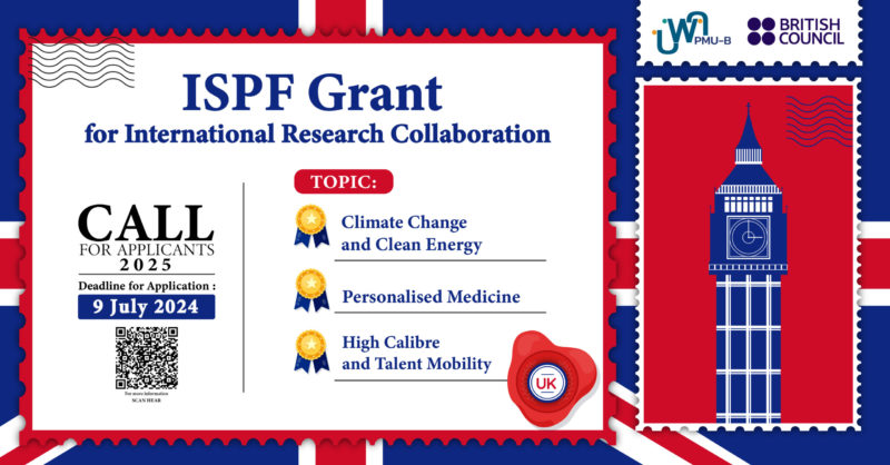 ISPF Grant for International Research Collaboration - บพค.